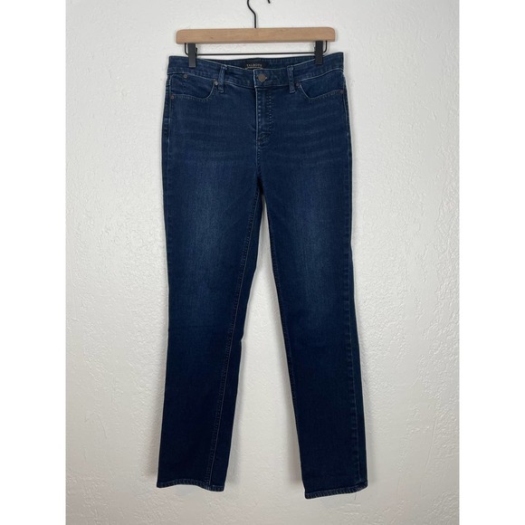 Talbots | Jeans | Talbots Dark Wash Flawless Five Pocket Straight Jeans Size 6 | Poshmark